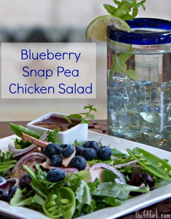 Blueberry Snap Pea Salad & Blueberries for Dessert - thefitfork ...
