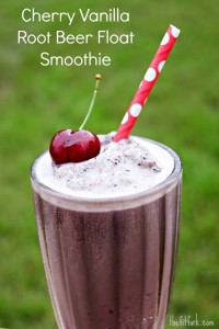 Cherry Vanilla Root Beer Float Smoothie - thefitfork.comthefitfork.com