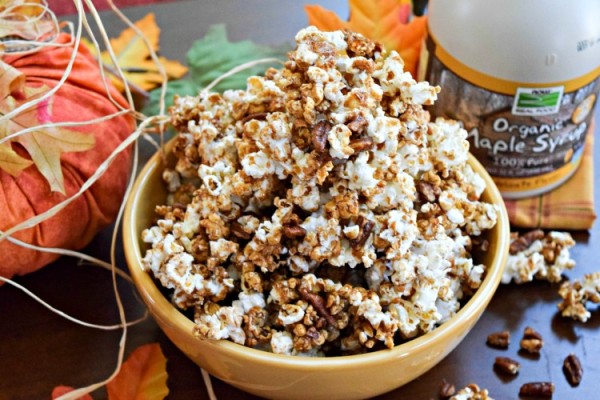 Healthier Maple Pumpkin Pecan Popcorn + More Fall Favs - thefitfork ...