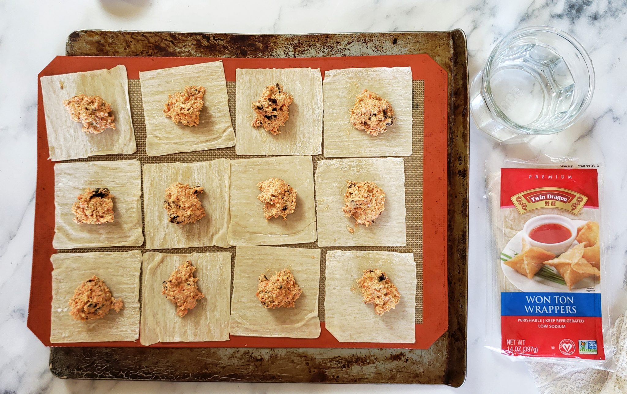 Carrot Cake Wonton Bites with Lemon Cream Cheese Dip - thefitfork.com ...