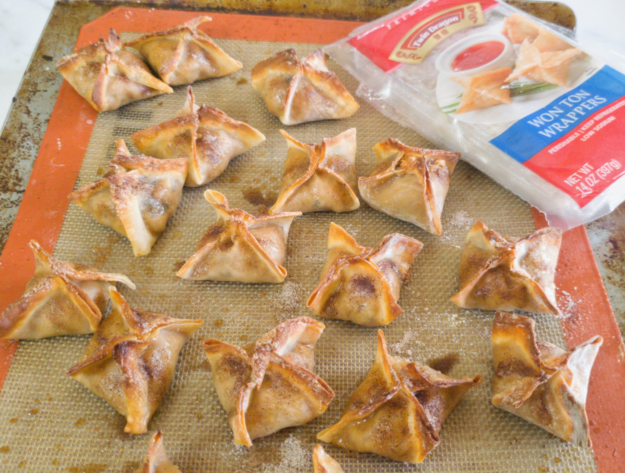 Carrot Cake Wonton Bites with Lemon Cream Cheese Dip - thefitfork.com ...