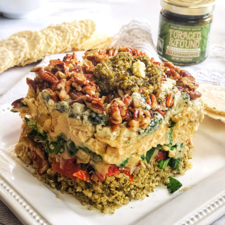 7-Layer Italian Pesto Quinoa Dip – Easy Appetizer - thefitfork.com