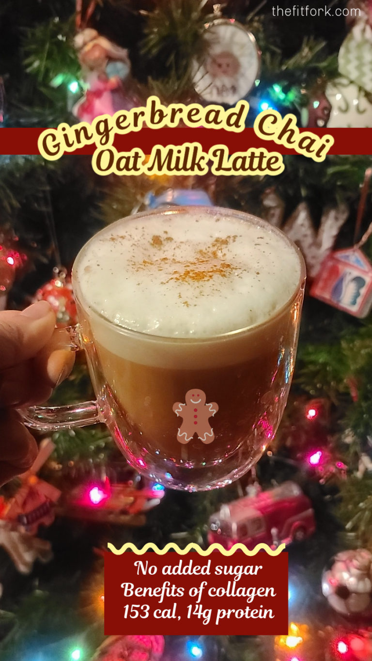 Gingerbread Chai Oat Milk Latte with Collagen - thefitfork ...