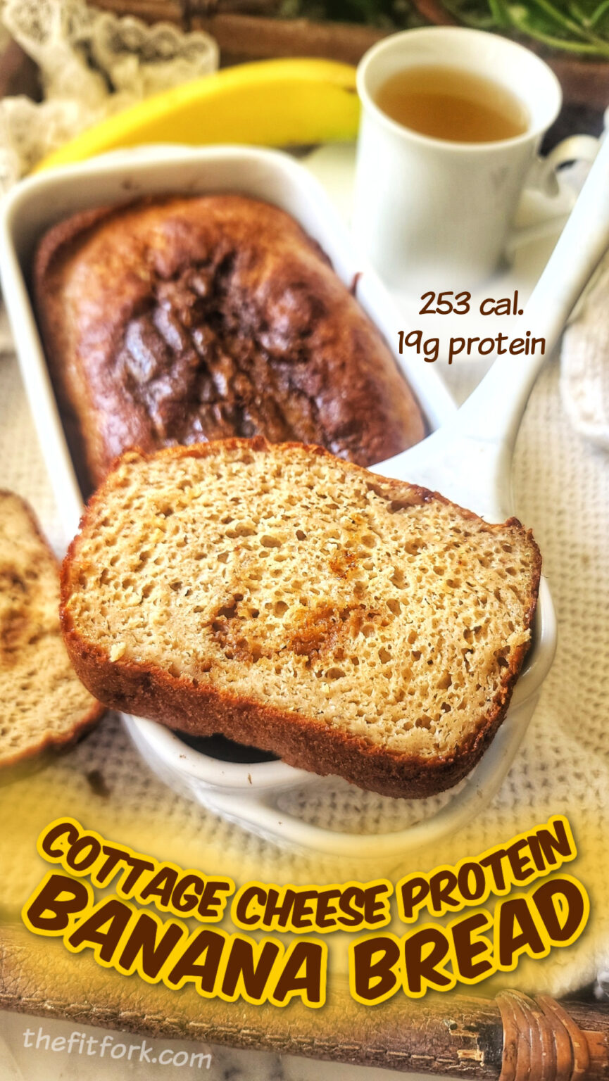 Cottage Cheese Protein Banana Bread – 19g Protein per slice ...